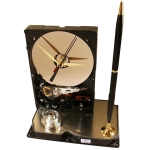 TecoArt's Recycled Hard Drives Clocks